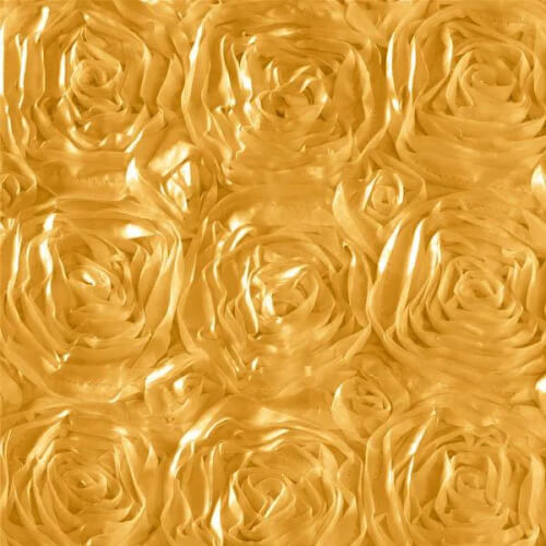 Gold Rosette Fabric 1M - Elegant Event Essentials